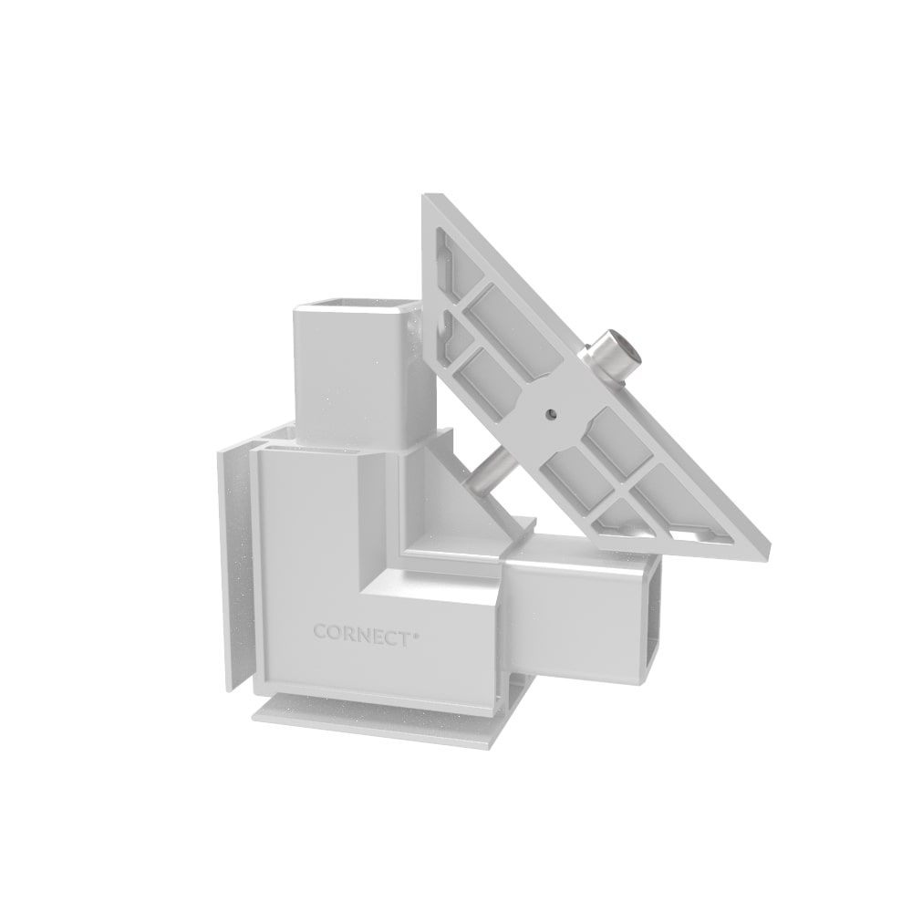 CORNECT® Easy 2-Wege-Ecke 90°, System 50 Basic | CR-ESF-001-V